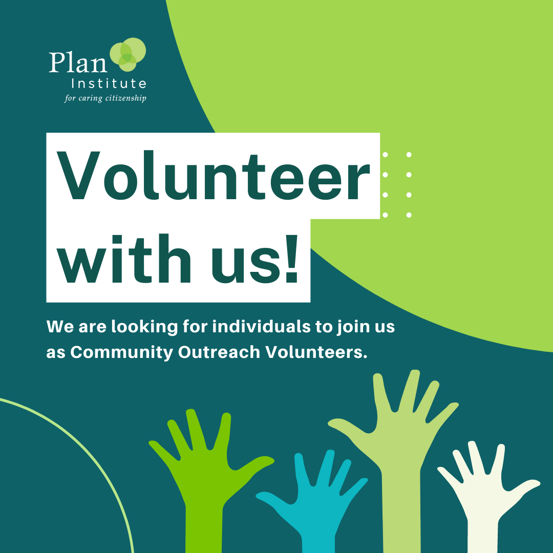 We're looking for Community Outreach Volunteers! - Plan Institute